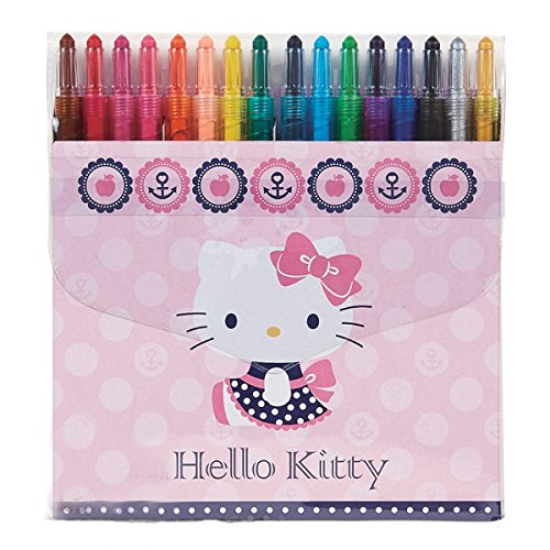 Buy Hello Kitty Twist Up 16 Crayons : nautical Online at Low Prices in ...