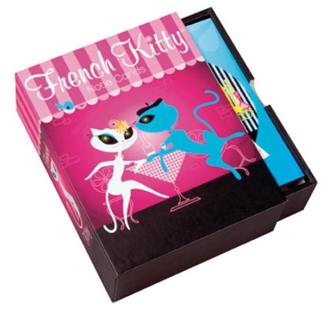 Amazon.com: French Kitty Oh L'Amour Note Cards in a Slipcase with ...