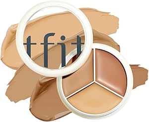 Amazon | TFIT Cover Up Pro Concealer - 3 shades contouring concealer ...