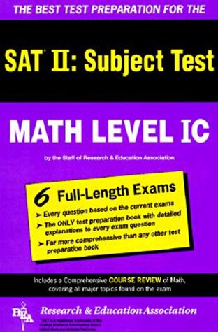 Amazon.com: SAT II: Math Level IC (REA) - The Best Test Prep for the ...