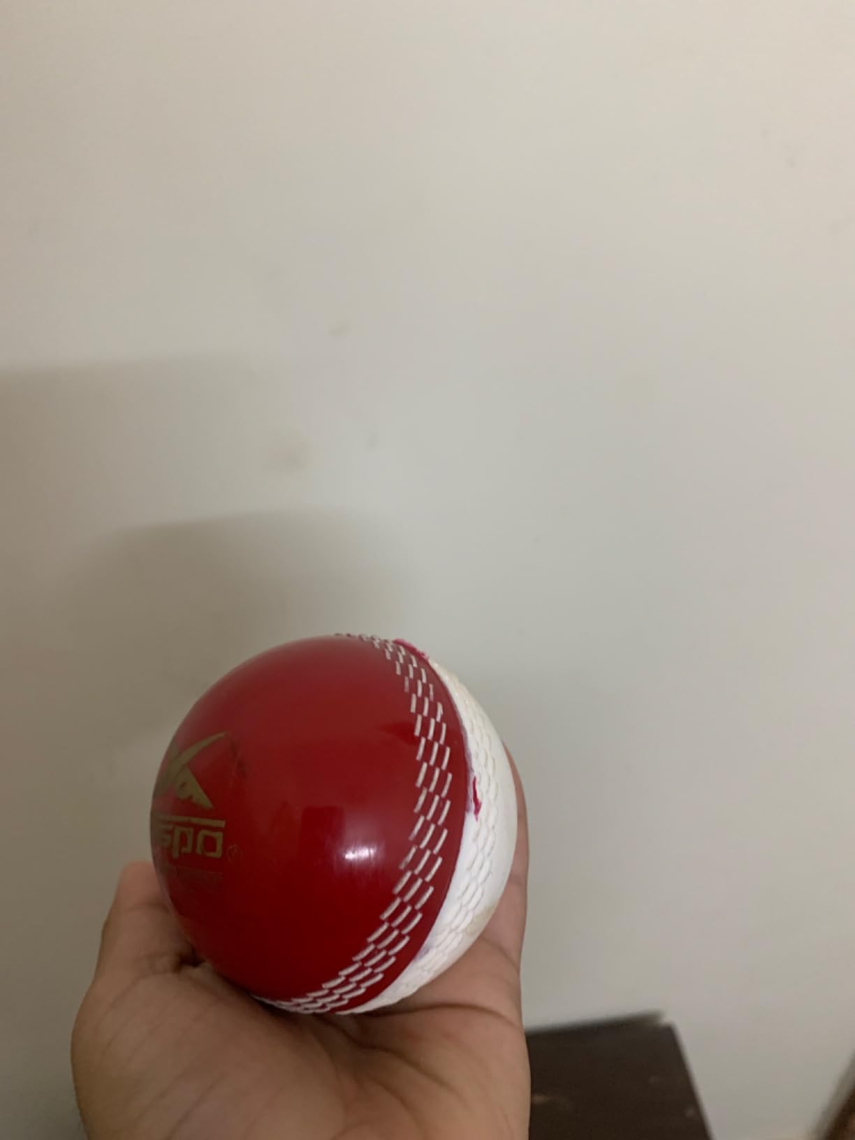 jaspo Hard Hit synthetic cricket ball with hard surface and PU inner ...