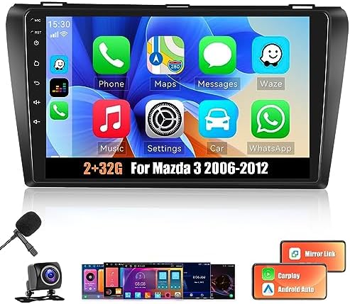 Amazon.com: [2G+64G] Car Radio for Mazda 3 2004 2005 2006 2007 2008 ...