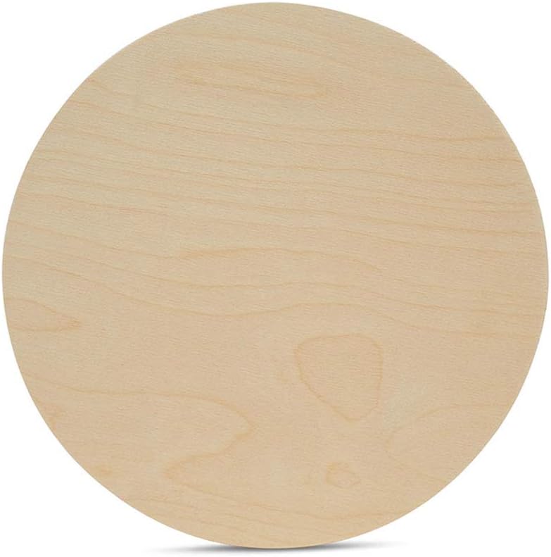 Amazon.com: Wood Plywood Circles 4 inch, 1/4 Inch Thick, Round Wood ...