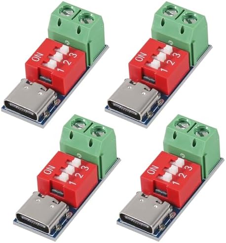 Amazon.com: 4pcs 5-20V Adjustable USB C PD Trigger Board PD/QC Decoy ...