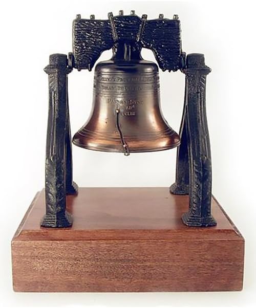Amazon.com: Xenos Gifts Large Replica Liberty Bell Mounted on Wooden ...