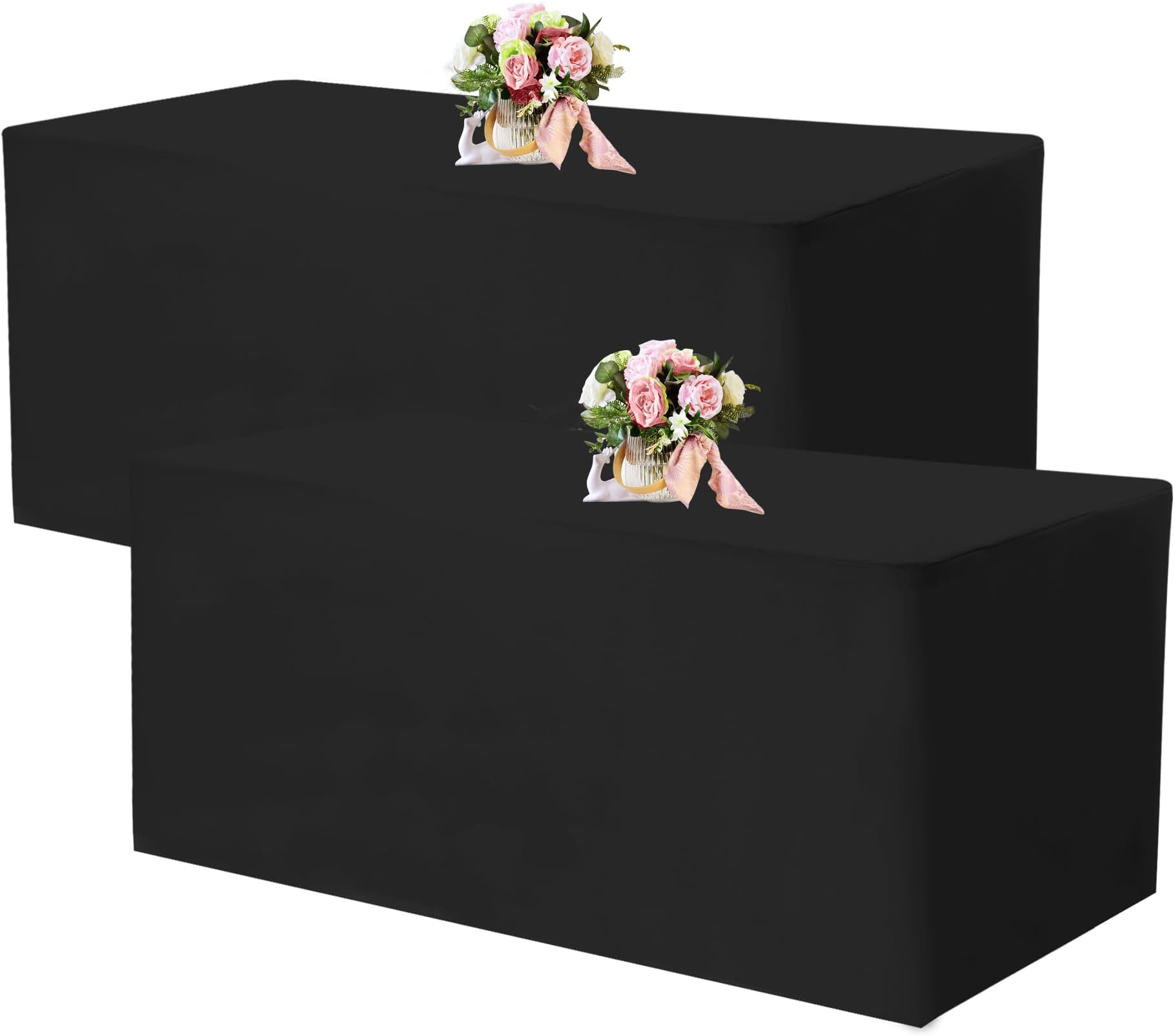 Amazon.com: Obstal 2 Pack Table Clothes for 6 Foot Rectangle Tables ...