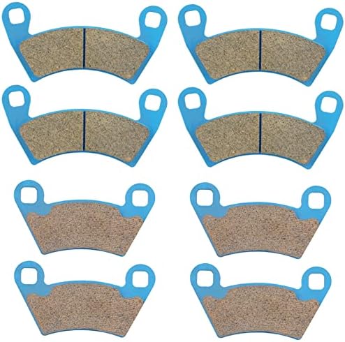 Amazon.com: Front & Rear Brake Pads Ceramic for Polaris Ranger XP/RZR ...