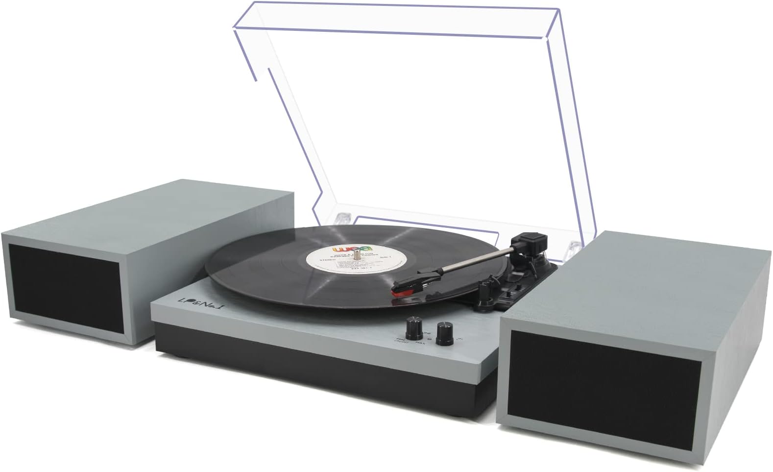 Amazon.com: MPK Bluetooth Record Player,Turntable HiFi System with ...