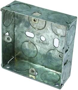 Metal Box 1 Gang 25mm : Amazon.co.uk: Large Appliances