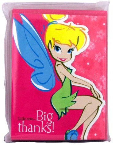Amazon.com: Disney Tinkerbell 10 Count Thank You Cards - Case Pack of 8 ...