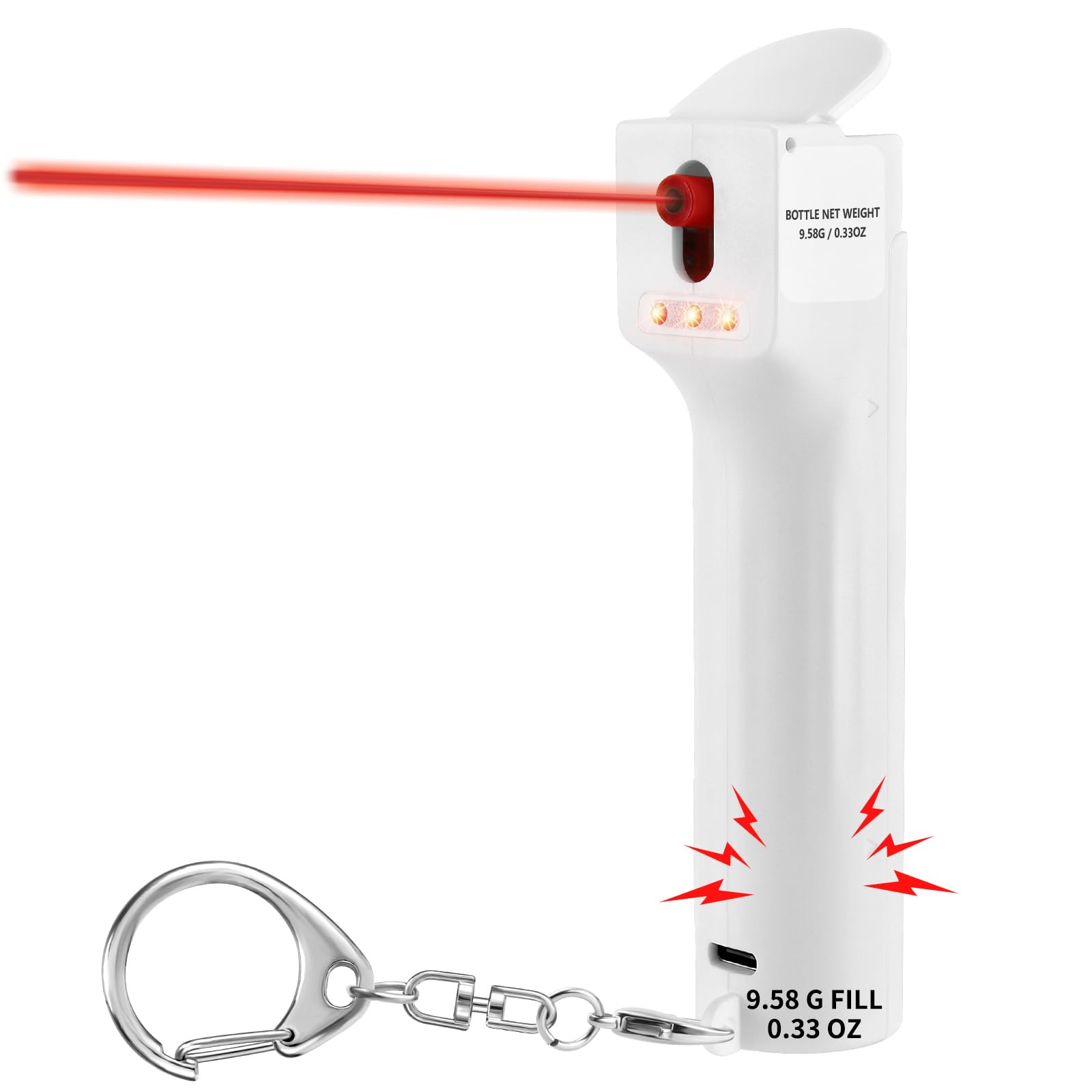 Amazon.com: Self Defence Personal Alarm 3-in-1 for Women,Pepper Gel ...