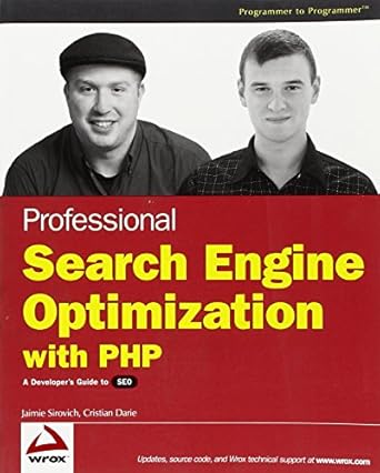 Amazon.com: Professional Search Engine Optimization with PHP: A ...