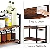 Amazon.com: ART-GIFTREE Spice Rack Kitchen Countertop Organizer, Wood ...