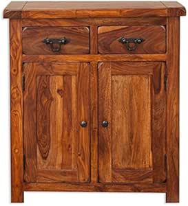 Vellar Living Indian Rosewood Mini Sideboard/Solid Sheesham Rosewood 2 ...