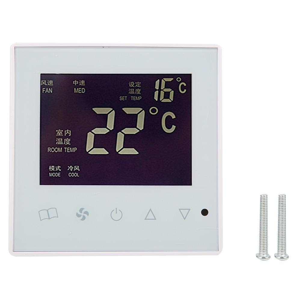 Buy Temperature Controller, Touch Screen LCD Display Thermostat Fan ...