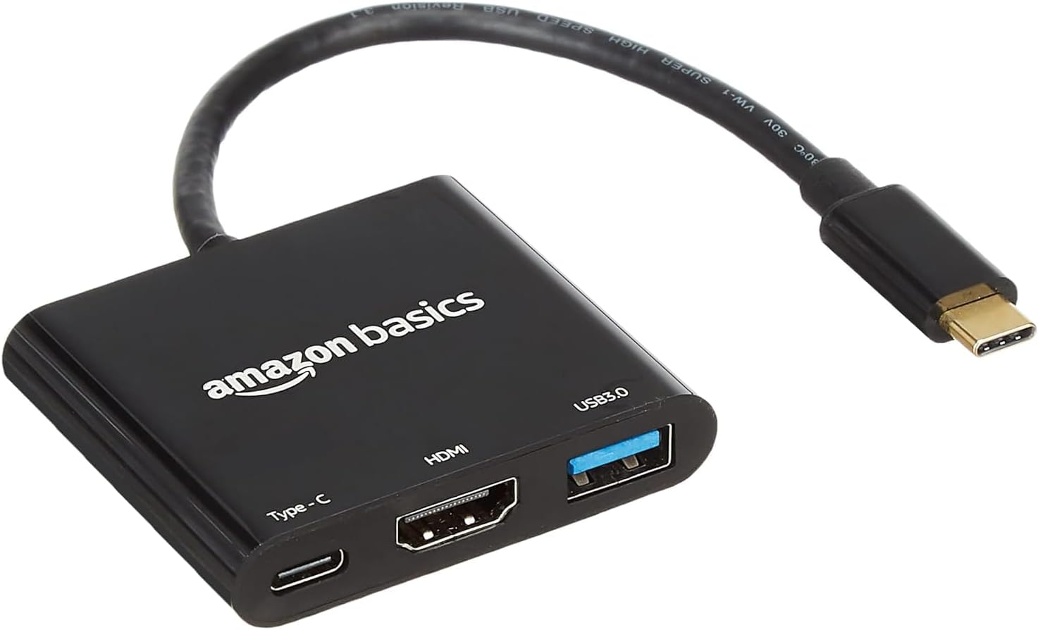 Amazon.in: Buy amazon basics 3-in-1 USB Type C Adapter to Project ...