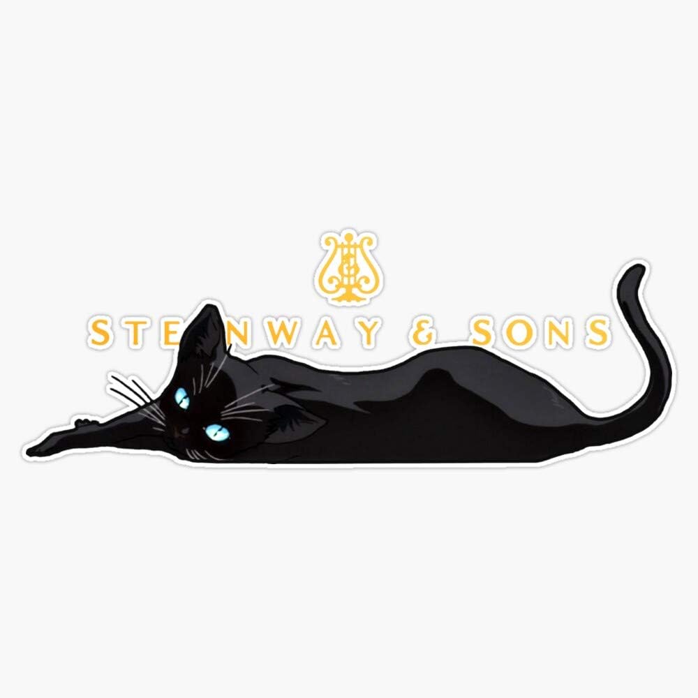 Amazon.com - Polite Cat Vinyl Waterproof Sticker Decal Car Laptop Wall ...