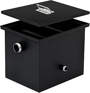 Amazon.com: OUKIDR Commercial Grease Interceptor, Carbon Steel Grease ...