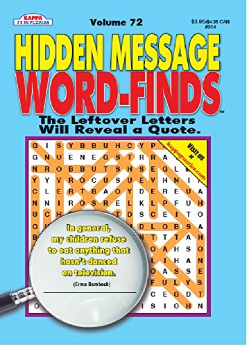 Hidden Message Word-Finds Puzzle Book - Volume 72: Kappa Books ...