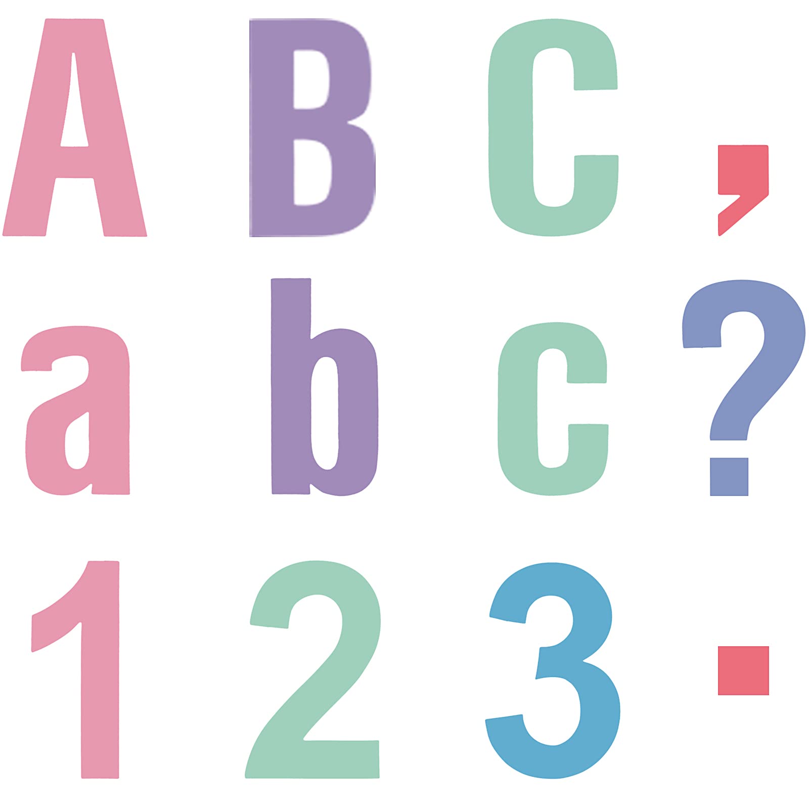 Snapklik.com : Tenare 268 Pcs Bulletin Board Letters Alphabet Letters ...