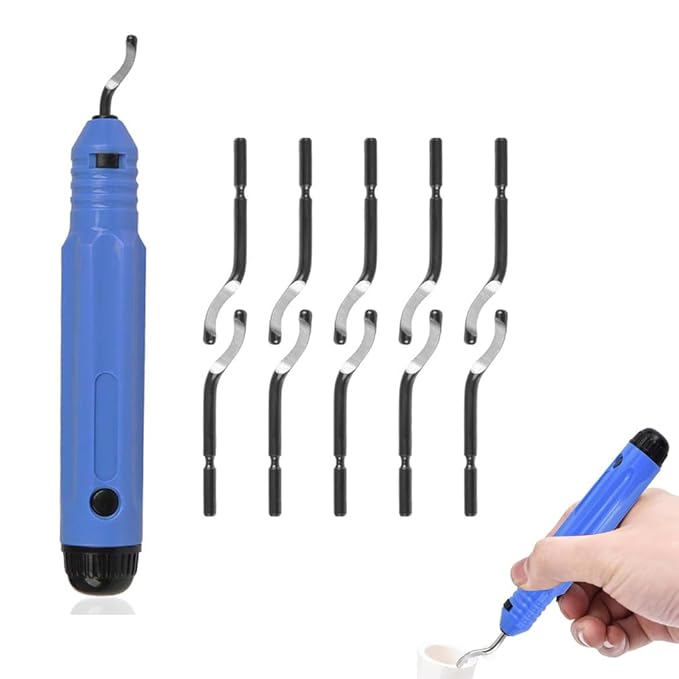 Sichumaria Deburring Tool Kit, NB1100 Handle + 10 Pcs BS1010 Rotary ...