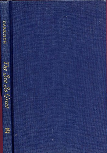 Thy Sea So Great: A Book of Verses: Garrison, Winfred Ernest: Amazon ...