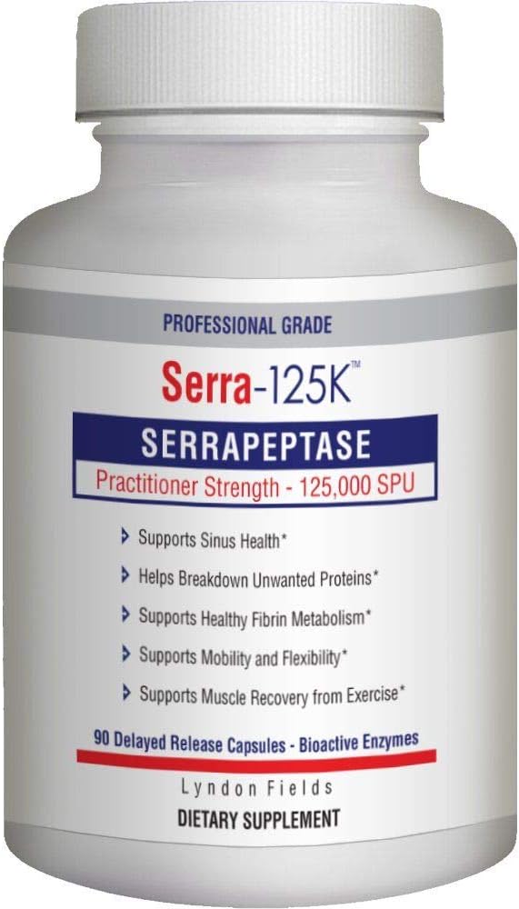 Amazon.com: NOW Supplements, Serrapeptase 60,000 Units of Activity ...