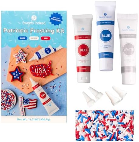 Amazon.com: Sweets Indeed Frosting Kit plus Sprinkles Frosting Tubes ...