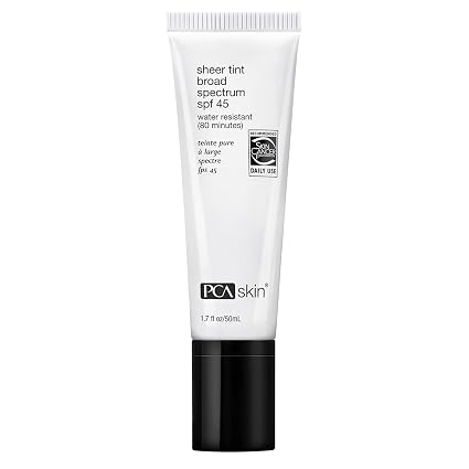 Amazon.com: PCA SKIN Sheer Tint Broad Spectrum SPF 45 - Universally ...