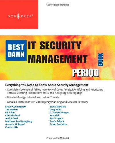 『The Best Damn IT Security Management Book Period』｜感想・レビュー - 読書メーター