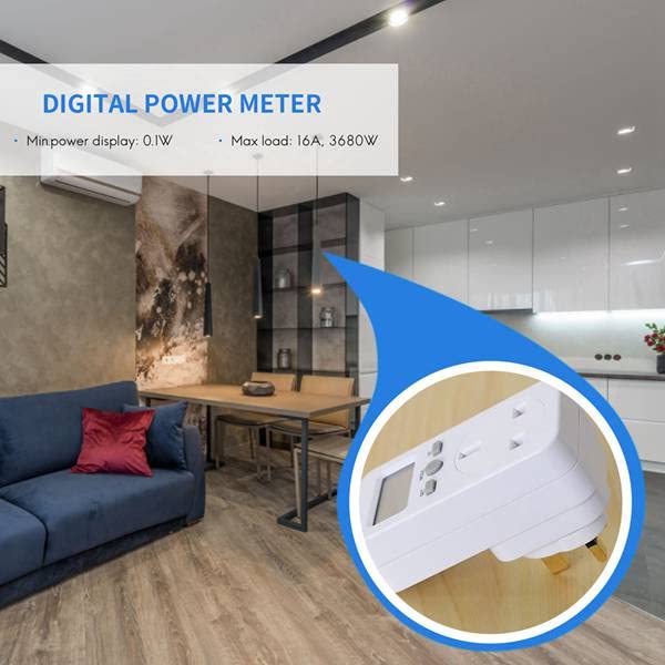 Pyatofyy LCD Smart Energy Monitor: Multi-functional Power Measurement ...