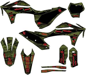 Amazon.com: 2021-2023 MC Apache Green Senge Graphics Complete Kit ...