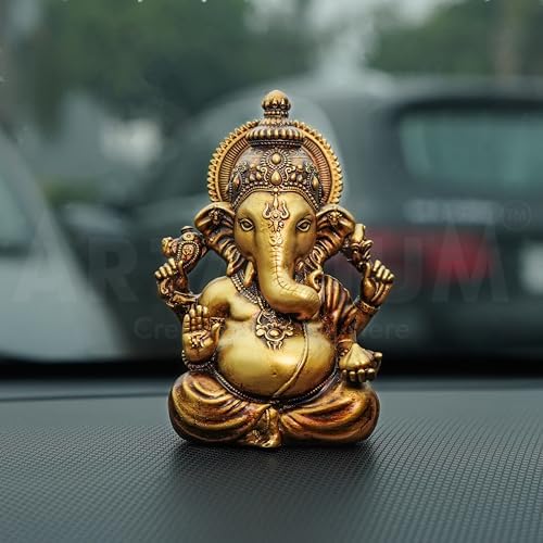 Buy Electrum Kala Udyam Ganesha/Ganpati Statue with Base - Perfect for ...