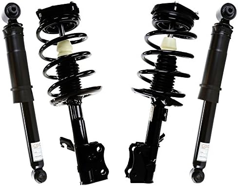 AutoShack Front Complete Strut & Coil Spring Assembly with Rear Shock ...
