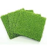 ECO MATRIX Artificial Grass Tiles Interlocking Fake Grass Deck Tile ...