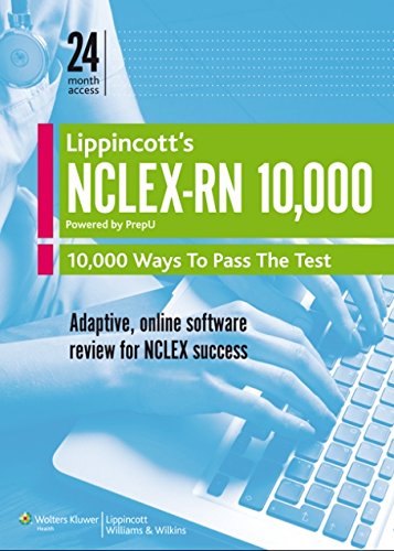 NCLEX-RN 10,000 Printed Access Code: Lippincott Williams & Wilkins ...