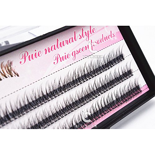 Amazon.com: ICYCHEER 8/9/10/11/12mm Handmade Natural Long Eyelashes ...