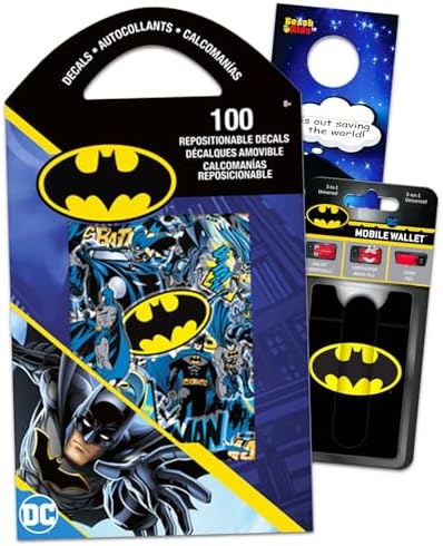 Amazon.com: Batman Sticker Decal Set - Bundle with 100 Assorted Batman ...
