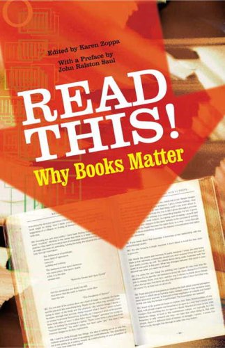 Amazon.com: Read This!: Why Books Matter: 9780920486535: Zoppa, Karen ...