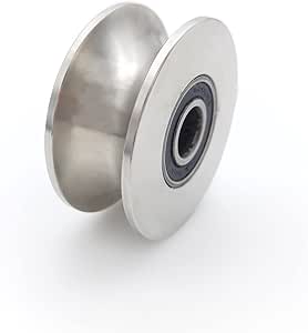 3in U Groove Wheel Stainless Steel Rolling Gate Wheels Slide Gate Wheel ...