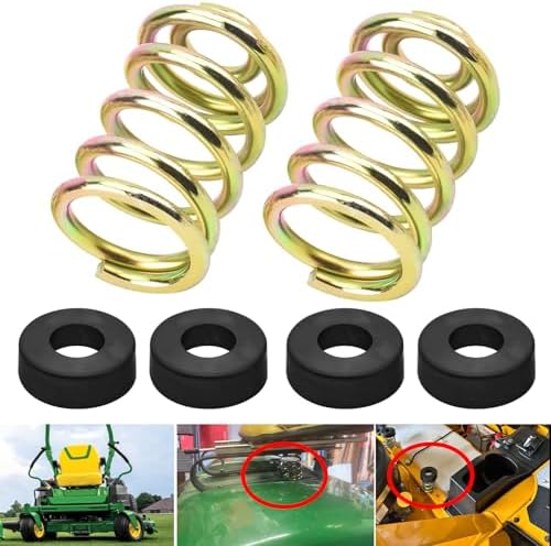 Amazon.com : AMTHKNO 4 Set 422127-4 Mower Cap Seat Spring & 2 Set ...
