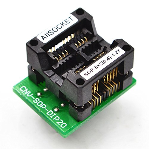 Amazon.com: ALLSOCKET SOP8x2-5.4-1.27 SOP8 Package SOIC8 SO8 SOP8X2 to ...