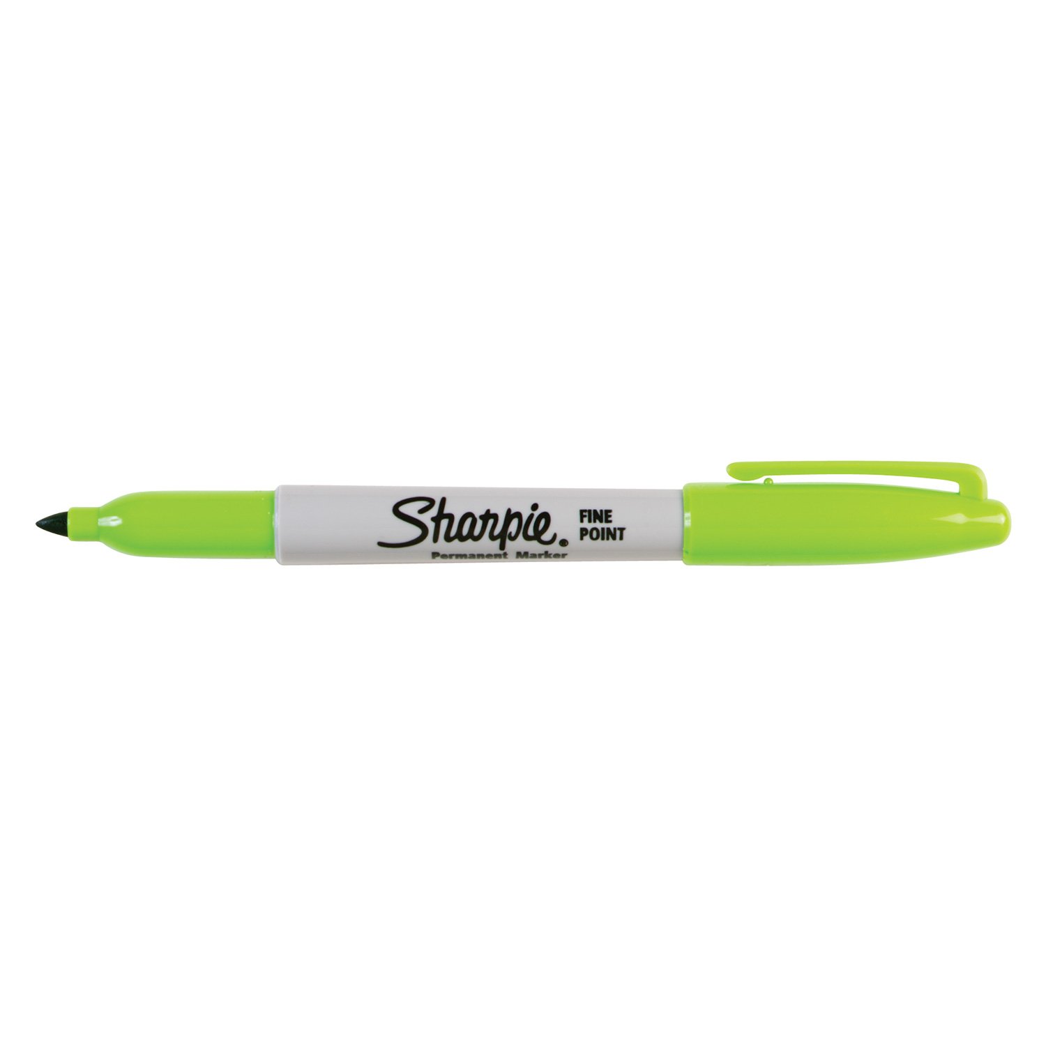 Sharpie Permanent Markers | Fine Point | Lime | 12 Count – BigaMart