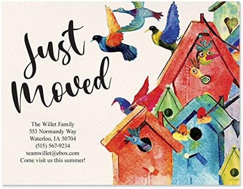 Amazon.com : Stonehouse Collection Moving Cards - New Address Note ...