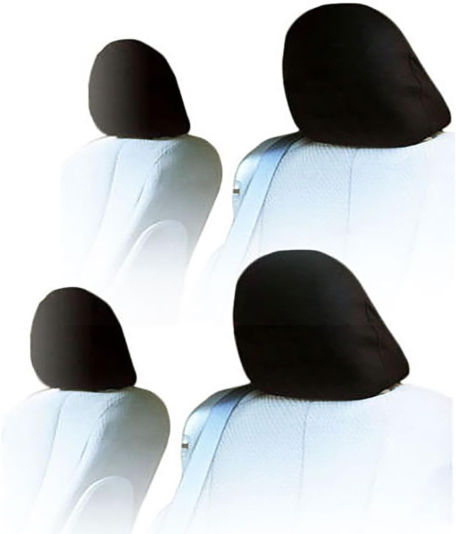 Amazon.com: AUKEPO 4PCS Car Headrest Covers, Soft Waterproof Car Seat ...