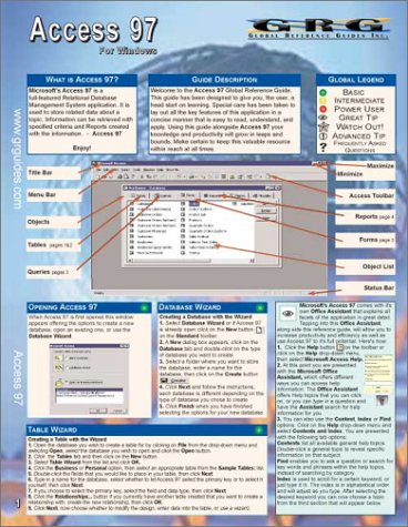 Buy Access 97: Quick Reference Guide Book Online at Low Prices in India ...