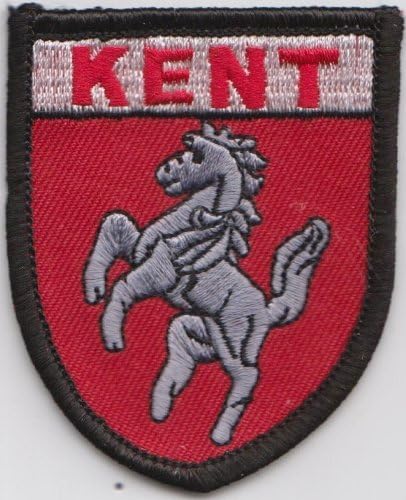 Kent County Invicta Horse Flag Embroidered Patch Badge : Amazon.co.uk ...