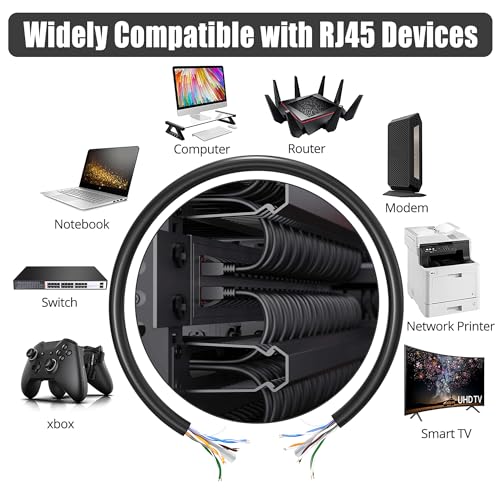 Ethernet Cable 20m High Speed, Long UTP Ethernet Cable, CAT6 Bulk ...