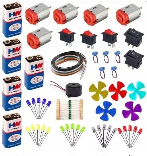 Buy TechWiz School Science Project Toy Motor Dc Science Kit with 12v ...