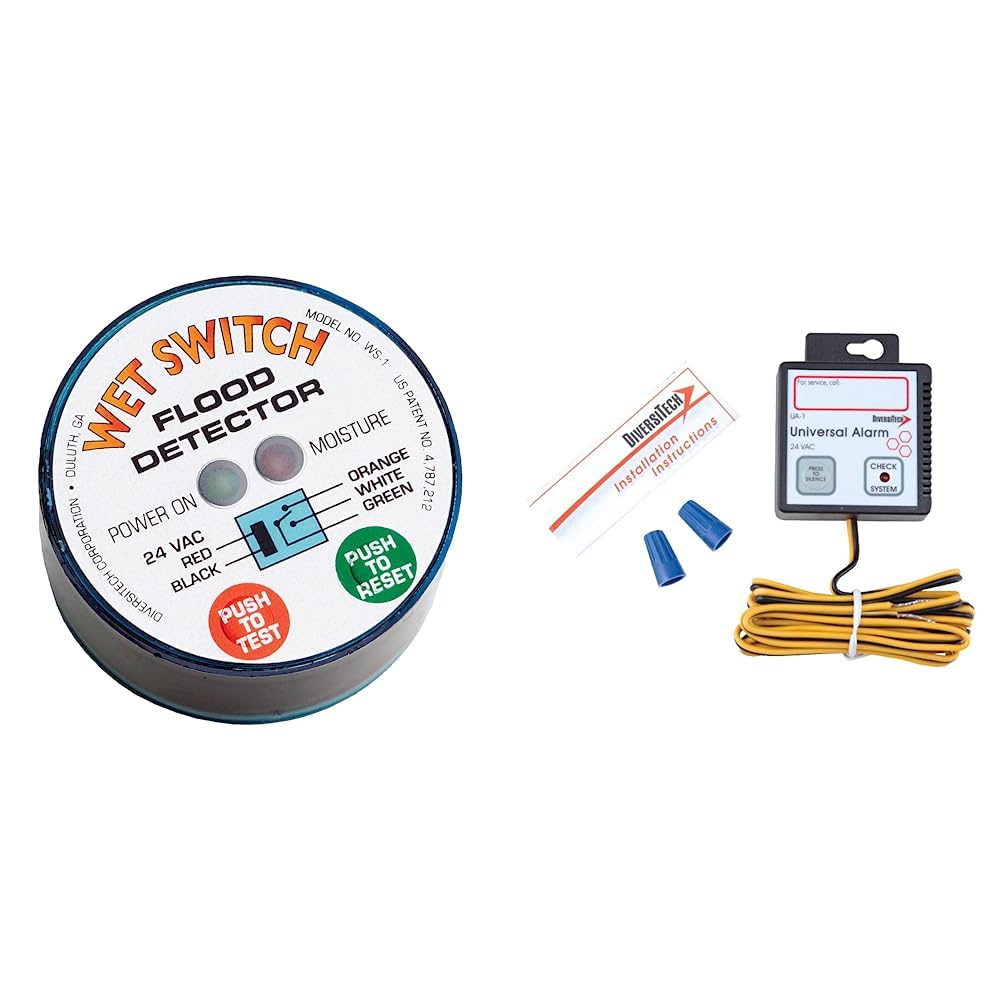 Diversitech Wet Switch Flood Detector (WS-1) and Diversitech UA-1 ...